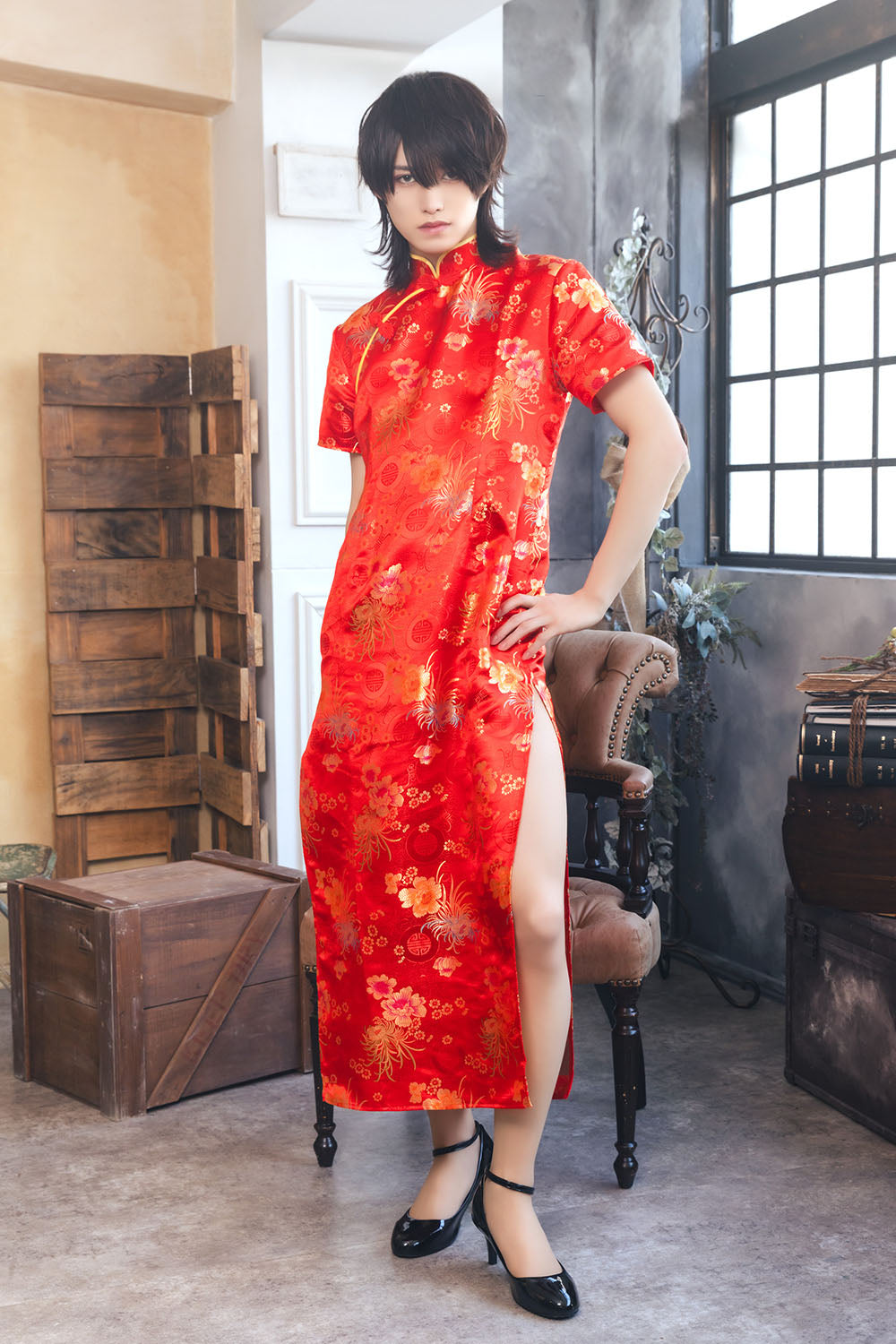 [NEW] コスプレ ハロウィン チャイナドレス ハニーボーイ ロングチャイナ ユニセックス フリーサイズ レッド 【クリアストーン】 – clearstone(クリアストーン)公式オンラインストア